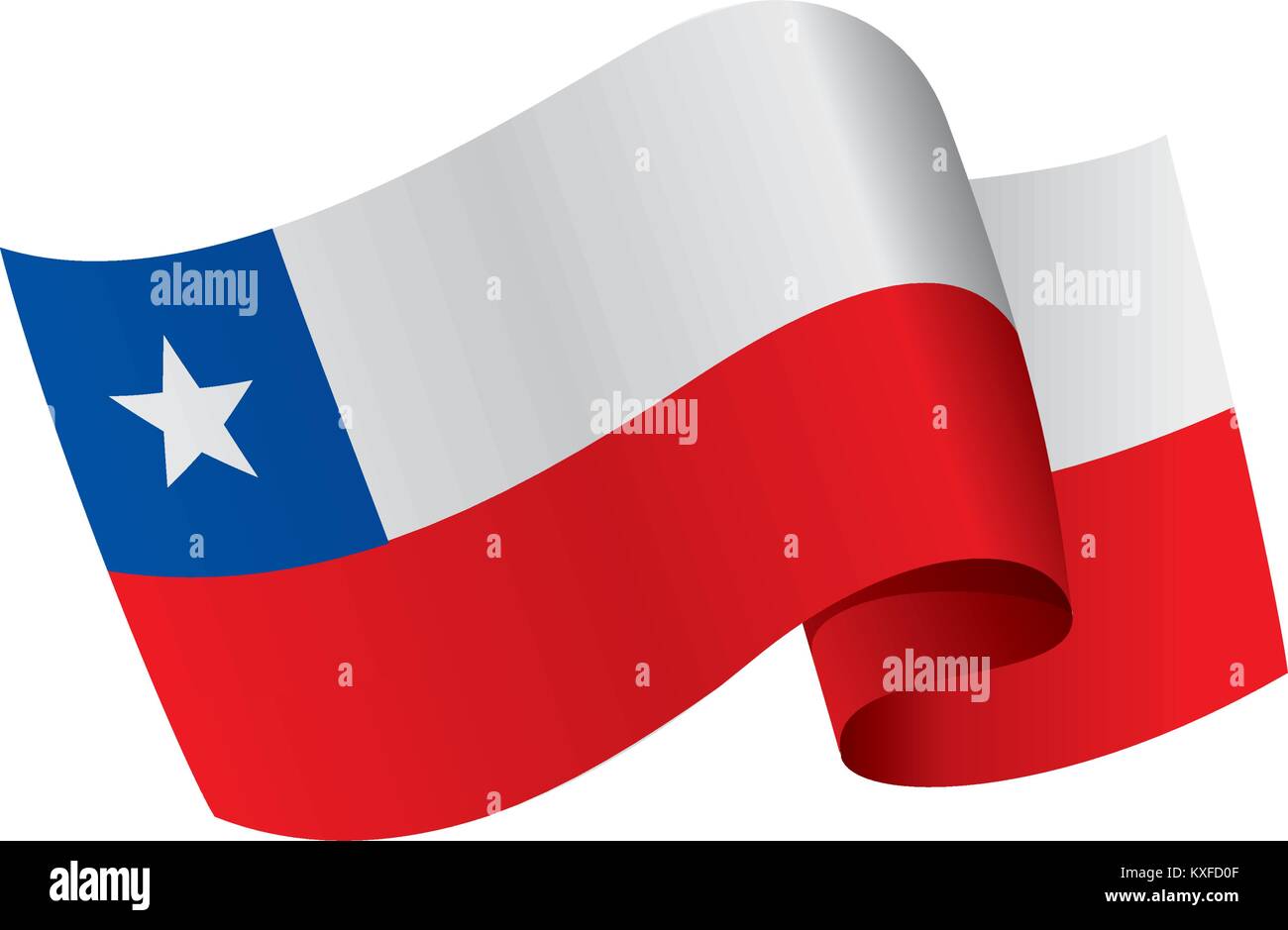 Chile flag, vector illustration Stock Vector Image & Art - Alamy