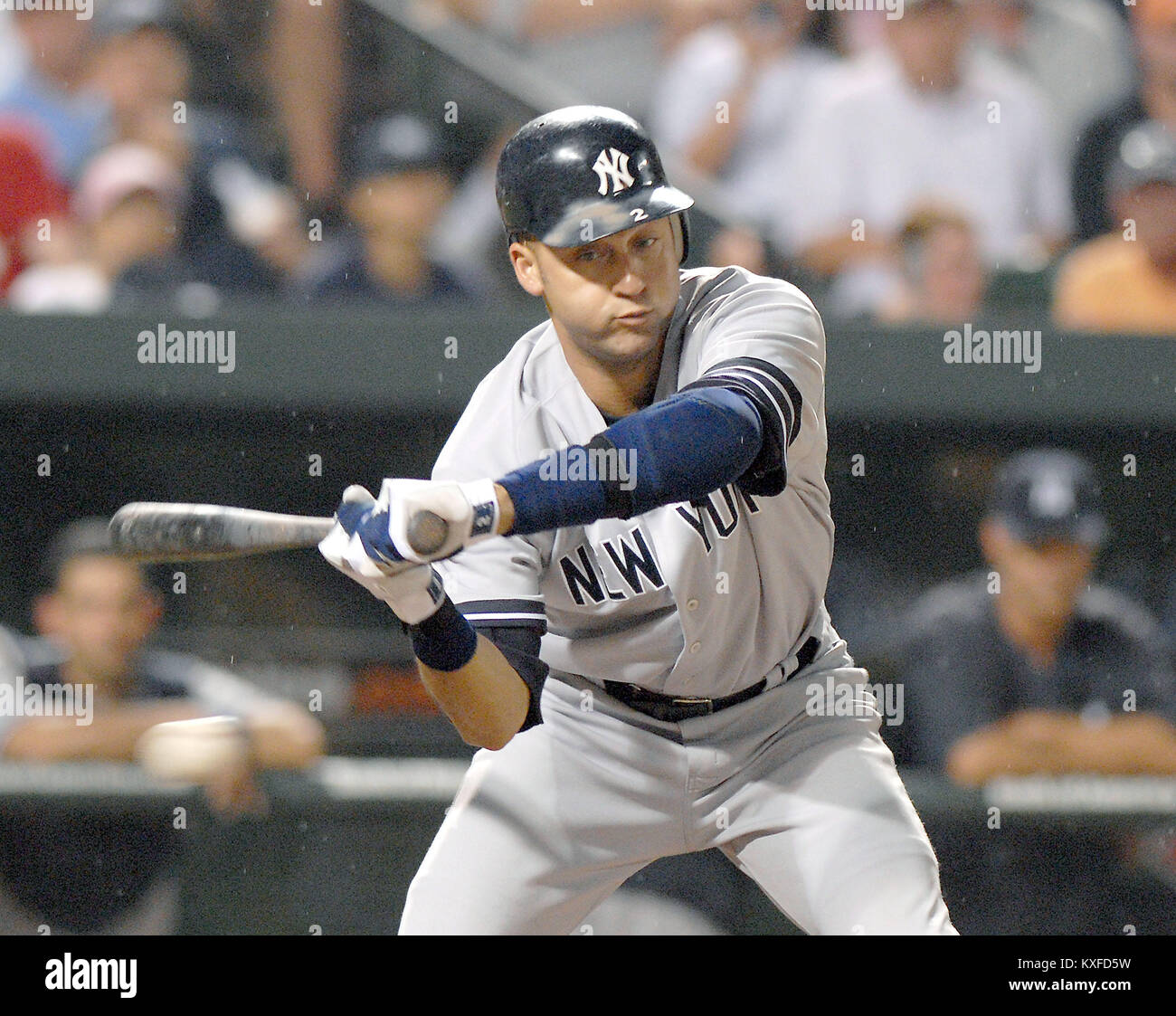 Baltimore, MD - July 27, 2007 -- New York Yankee short stop Derek Jeter ...