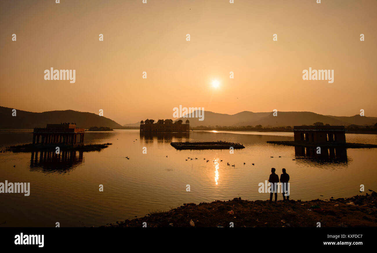 The Jai Mahal (Lake Palace), Jaipur, Rajasthan, India Stock Photo - Alamy