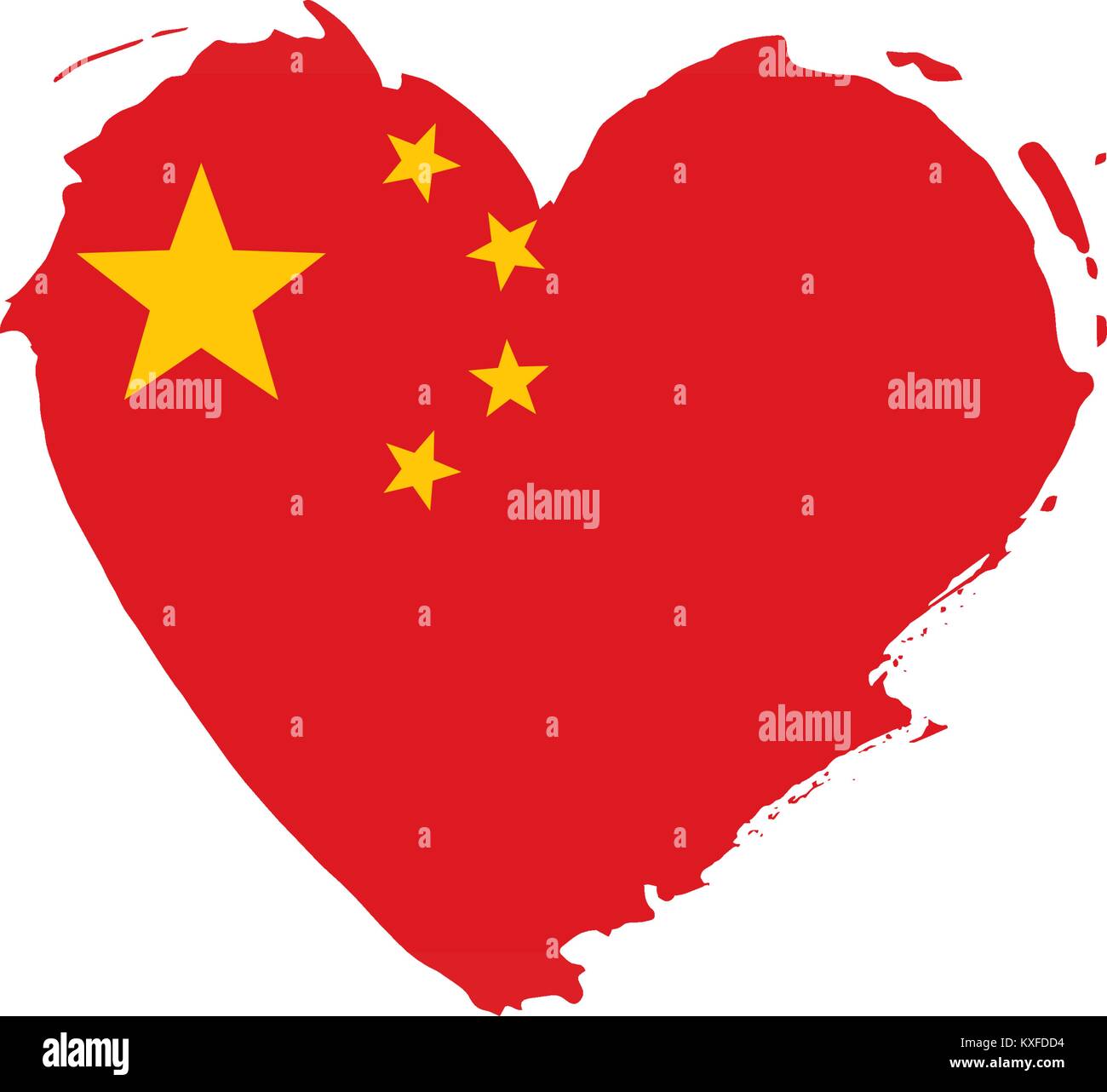 China flag, vector illustration Stock Vector Image & Art - Alamy