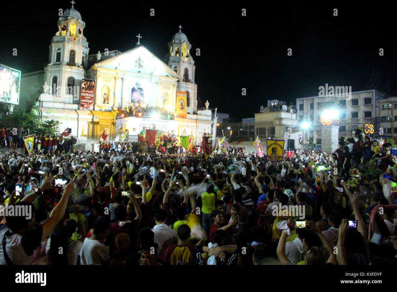 Manila, Philippines. 10th Jan, 2018. Black Nazarene statue finally ...