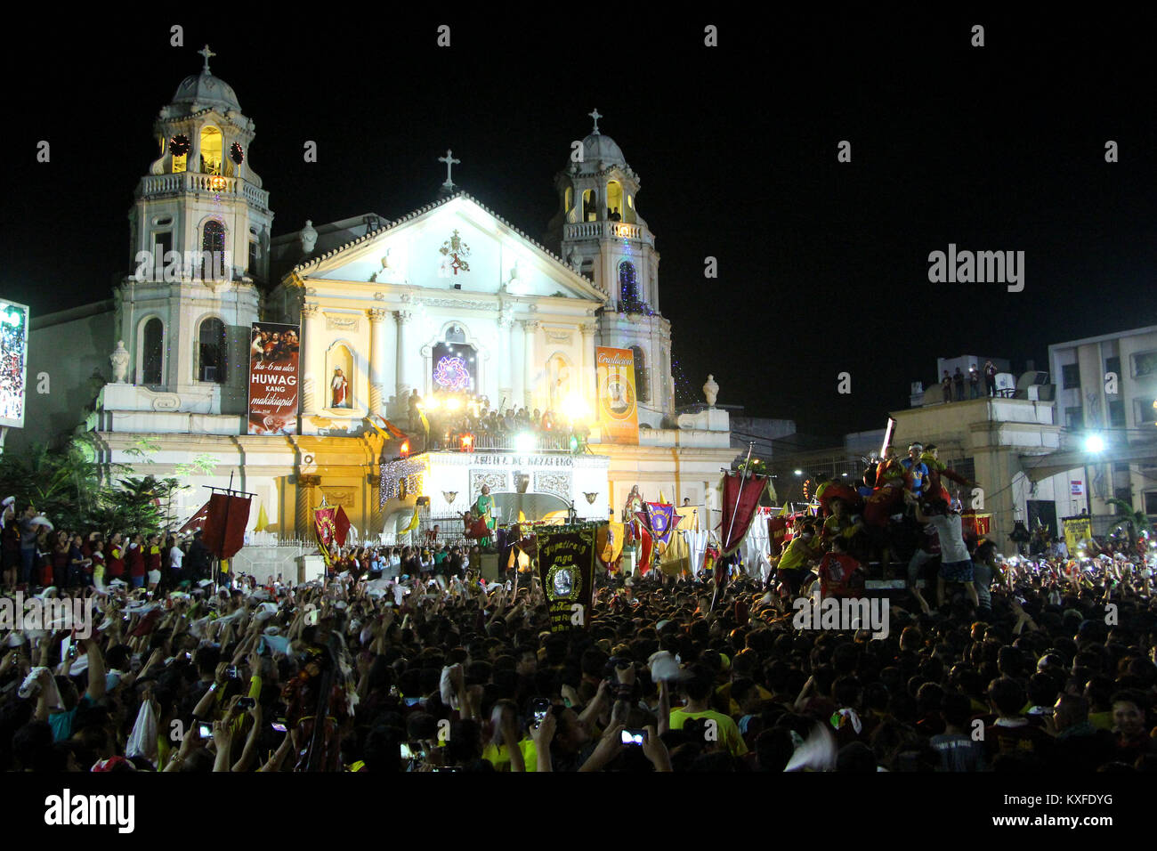 Manila, Philippines. 10th Jan, 2018. Black Nazarene statue finally ...