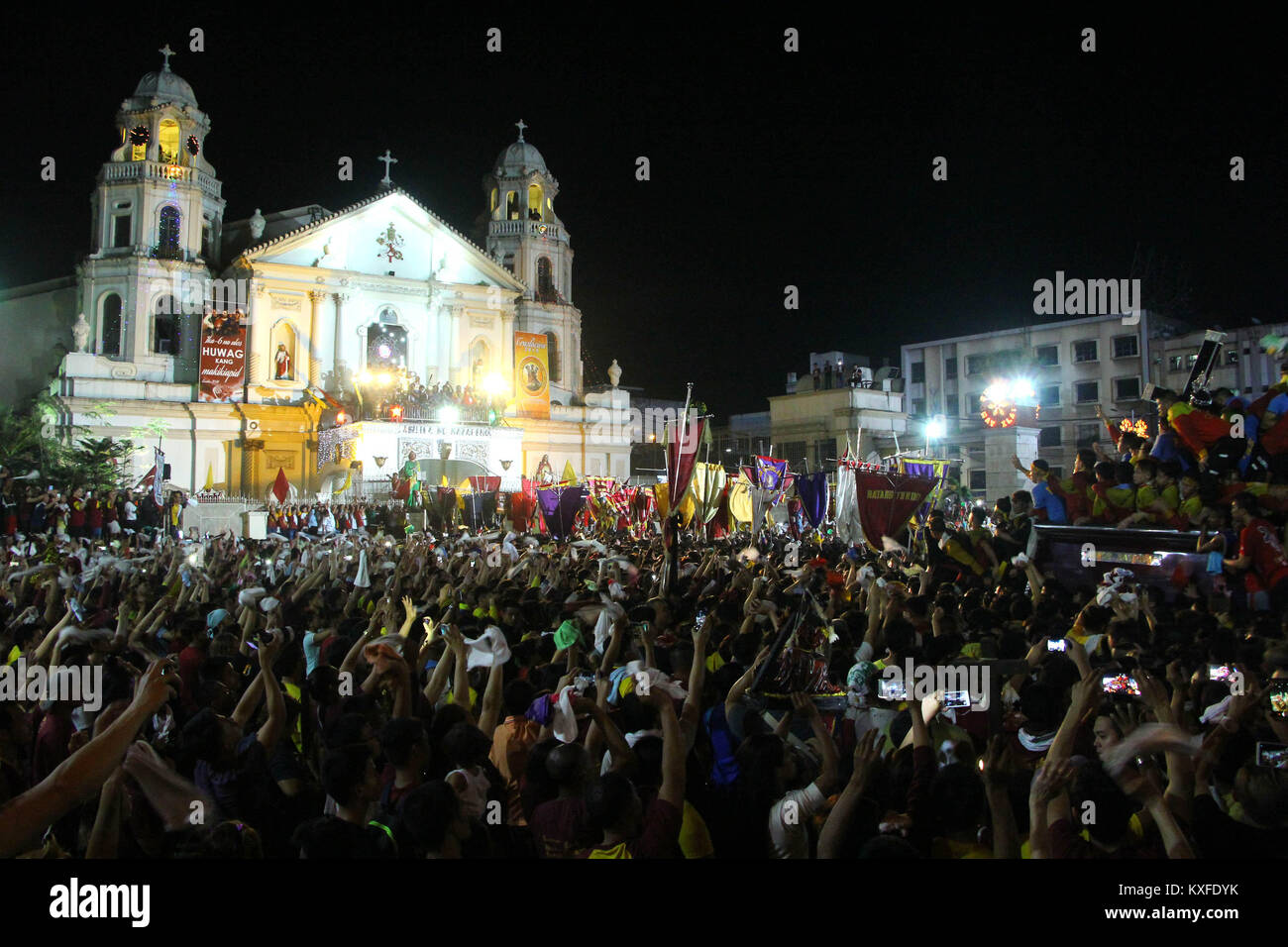Manila, Philippines. 10th Jan, 2018. Black Nazarene statue finally ...