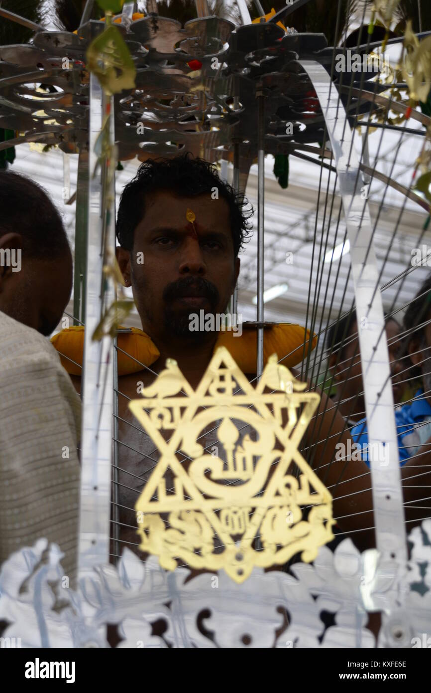 Fire walking singapore hi-res stock photography and images - Alamy