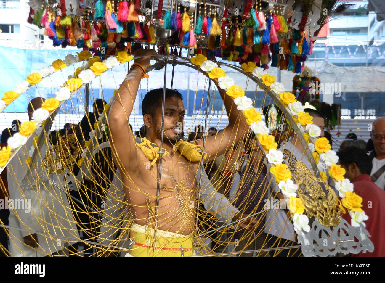 Thaipusam is a Hindu festival where devotees come together for a ...