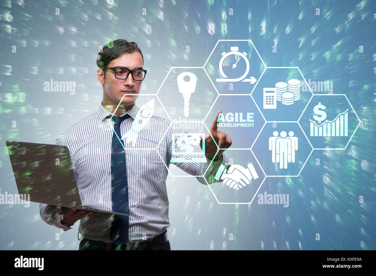 Concept of agile software development Stock Photo - Alamy