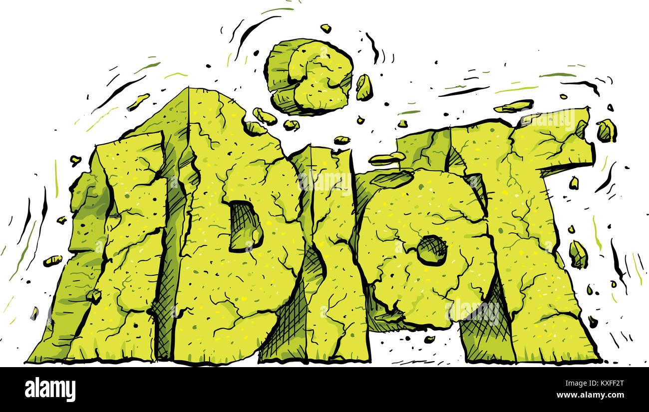 Crack text hi-res stock photography and images - Alamy