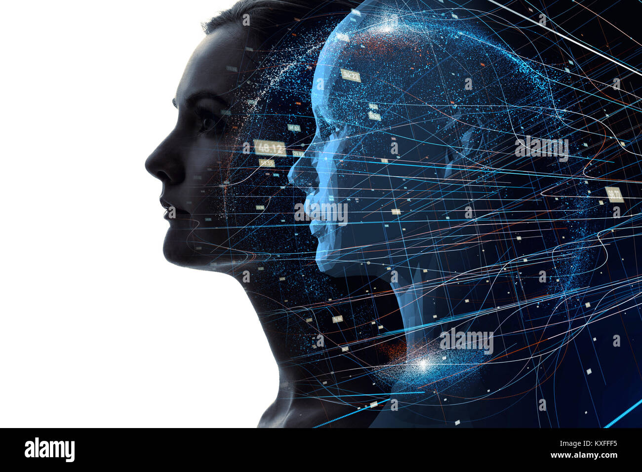 Mental world of human concept Stock Photo - Alamy