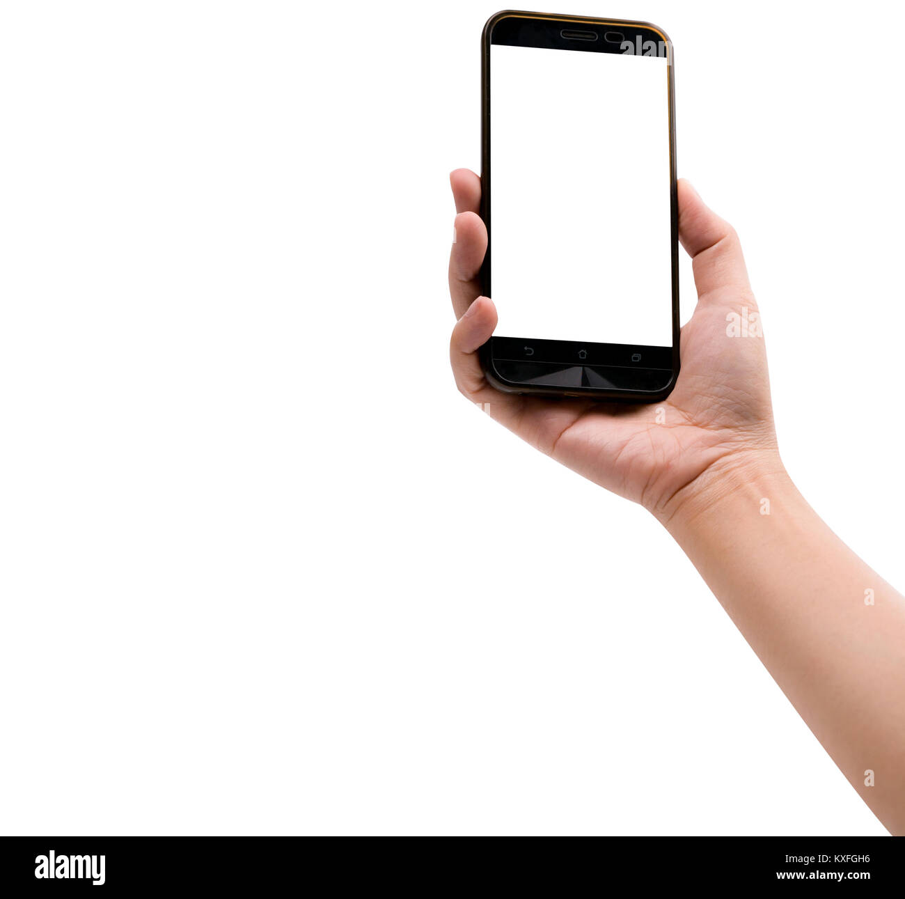 Hand phone screen selfie hi-res stock photography and images - Alamy