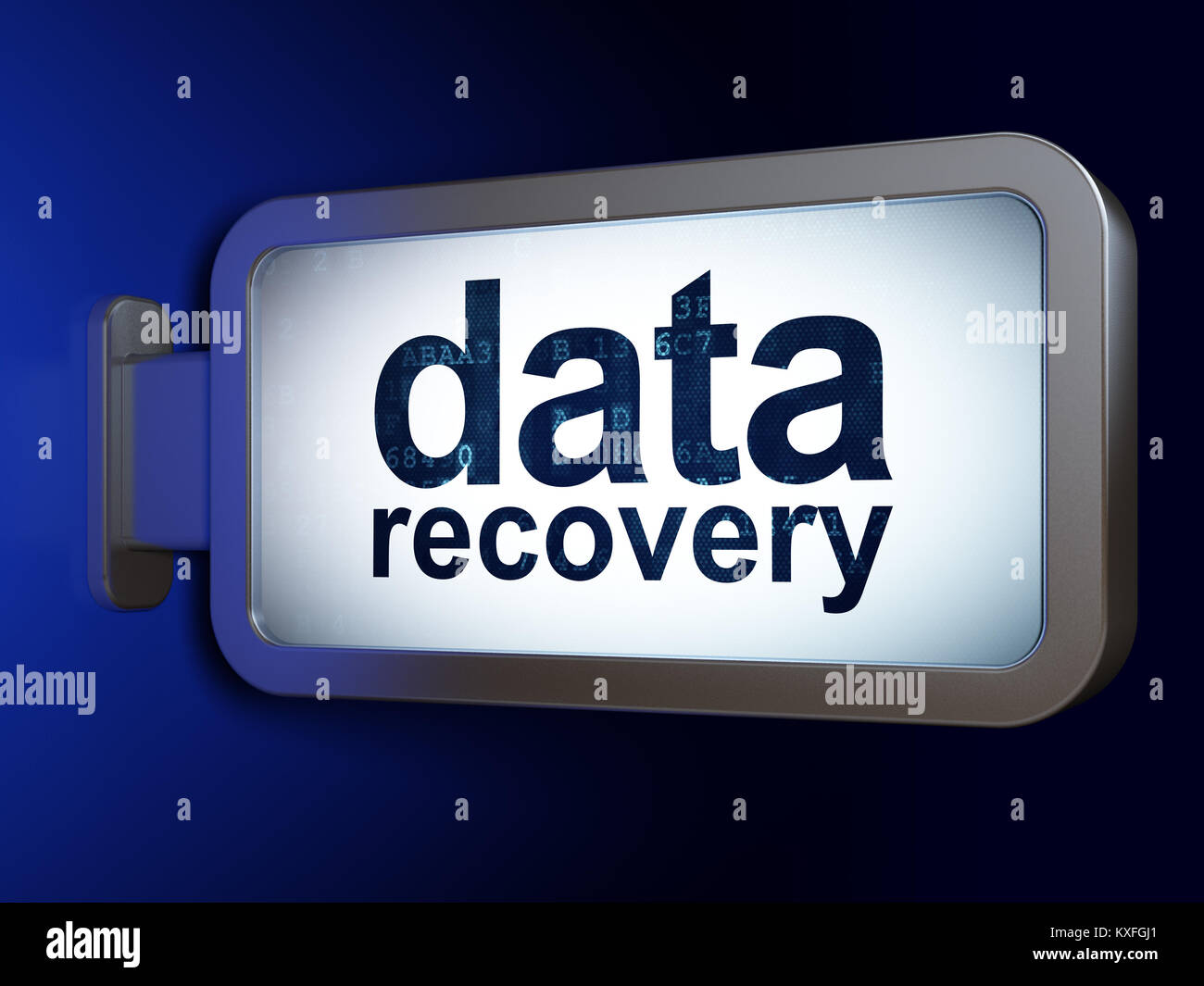 Information concept: Data Recovery on billboard background Stock Photo ...