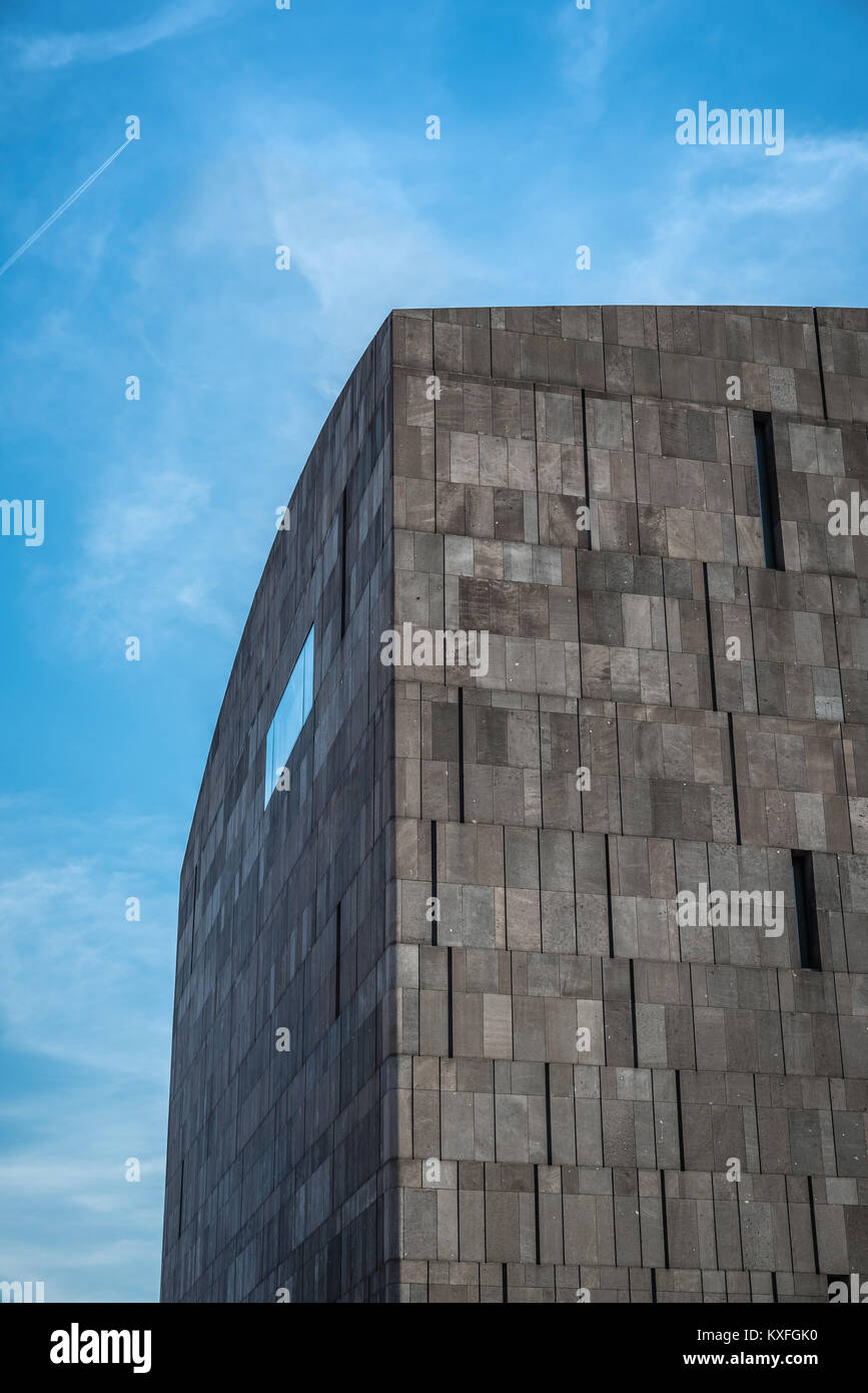 Museumsquartier with mumok museum of modern art hi-res stock ...