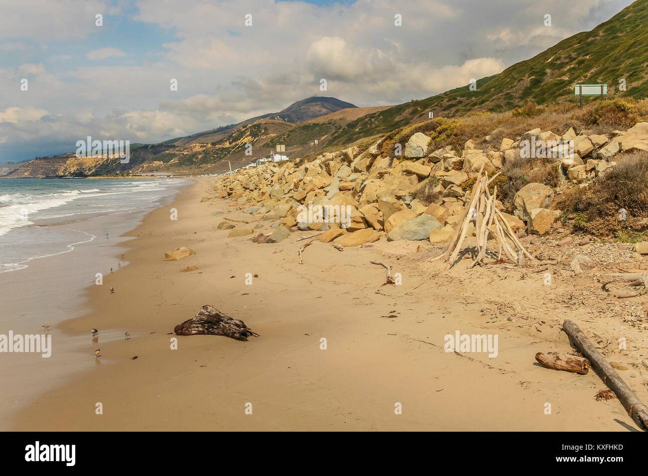 Faria Beach National Park Stock Photo - Alamy