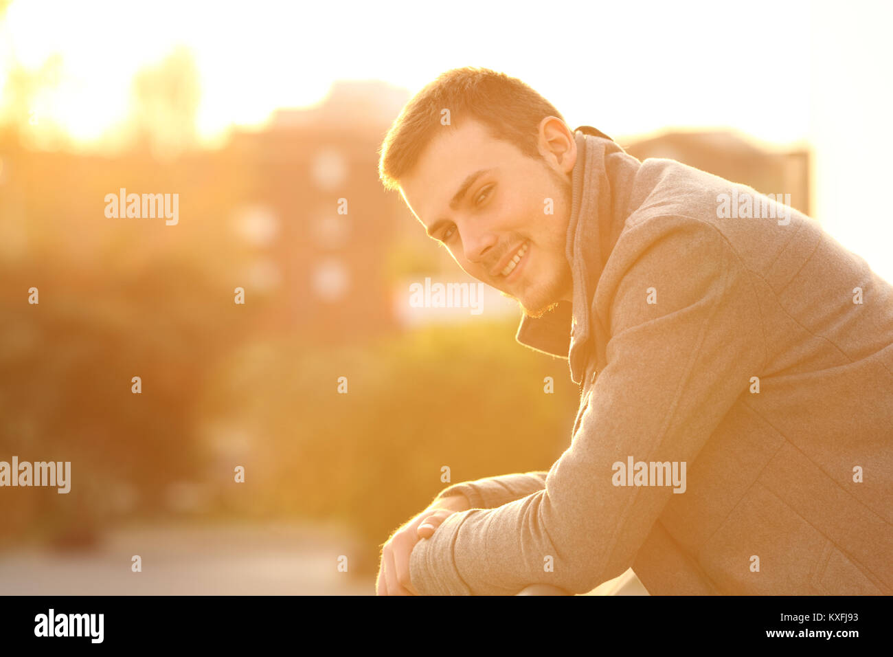 Guy sunset High Resolution Stock Photography and Images - Alamy