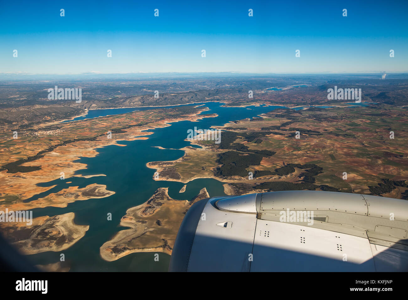 Madrid aerial view map hi-res stock photography and images - Alamy