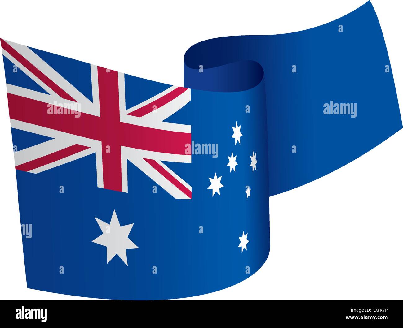 Australia flag, vector illustration Stock Vector Image & Art - Alamy