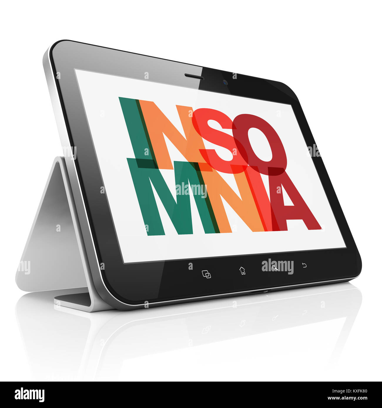 Health concept: Tablet Computer with Insomnia on display Stock Photo ...