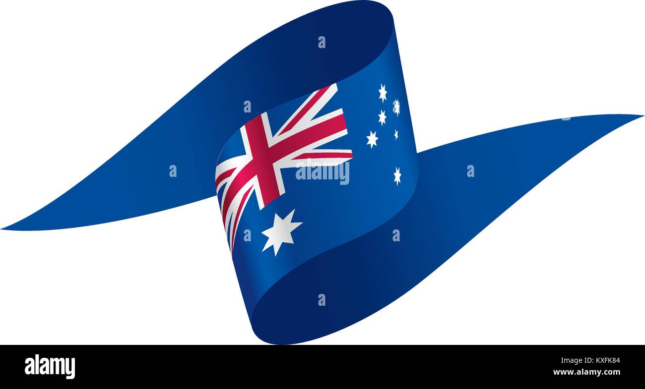 Australia flag, vector illustration Stock Vector Image & Art - Alamy