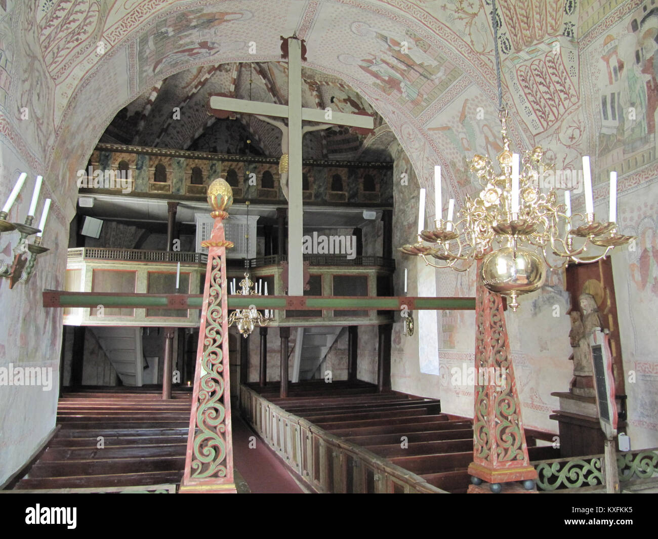 Aln gamla kyrka is an old church in Sweden, known for its historical ...