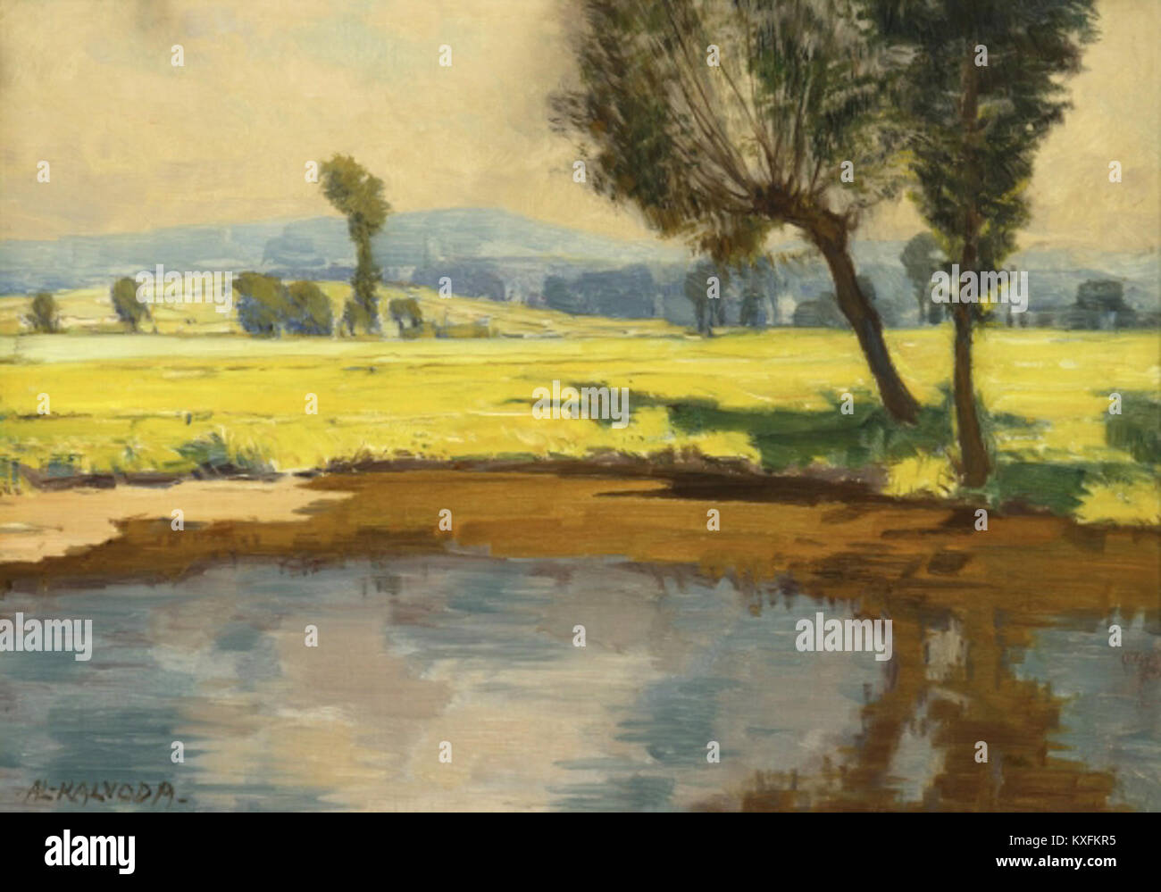 Alois Kalvoda (1875-1934), a notable Czech artist, created the work ...