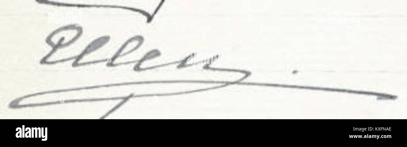 A handwritten signature from 1903 belonging to Grand Duchess Elena ...