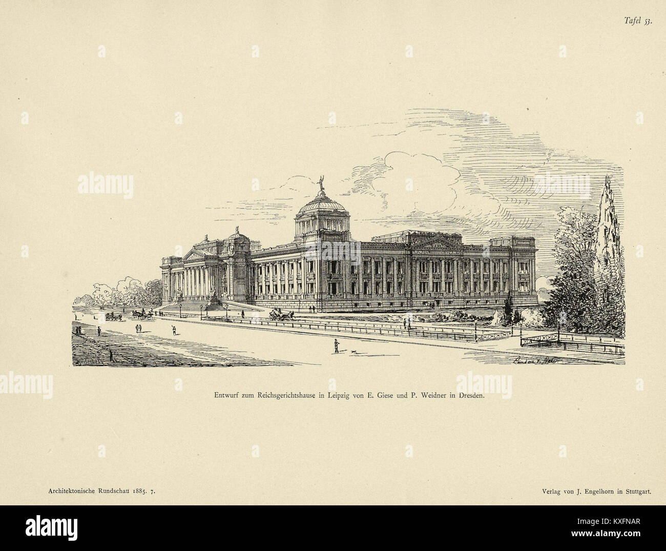 Reichsgericht in leipzig 1885 hi-res stock photography and images - Alamy