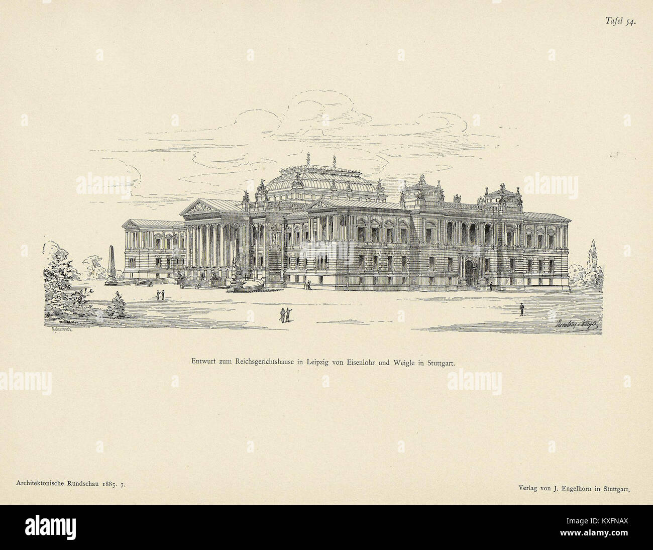 Reichsgericht in leipzig 1885 hi-res stock photography and images - Alamy