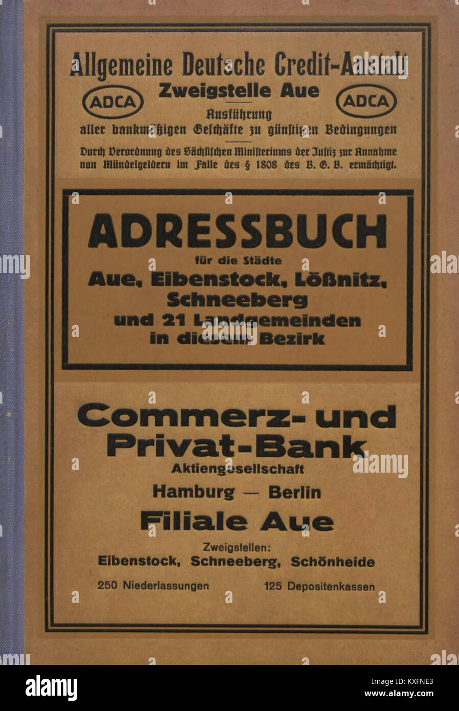 This 1930 address book, 'Altes Schöneider Adreßbuch,' provides a ...
