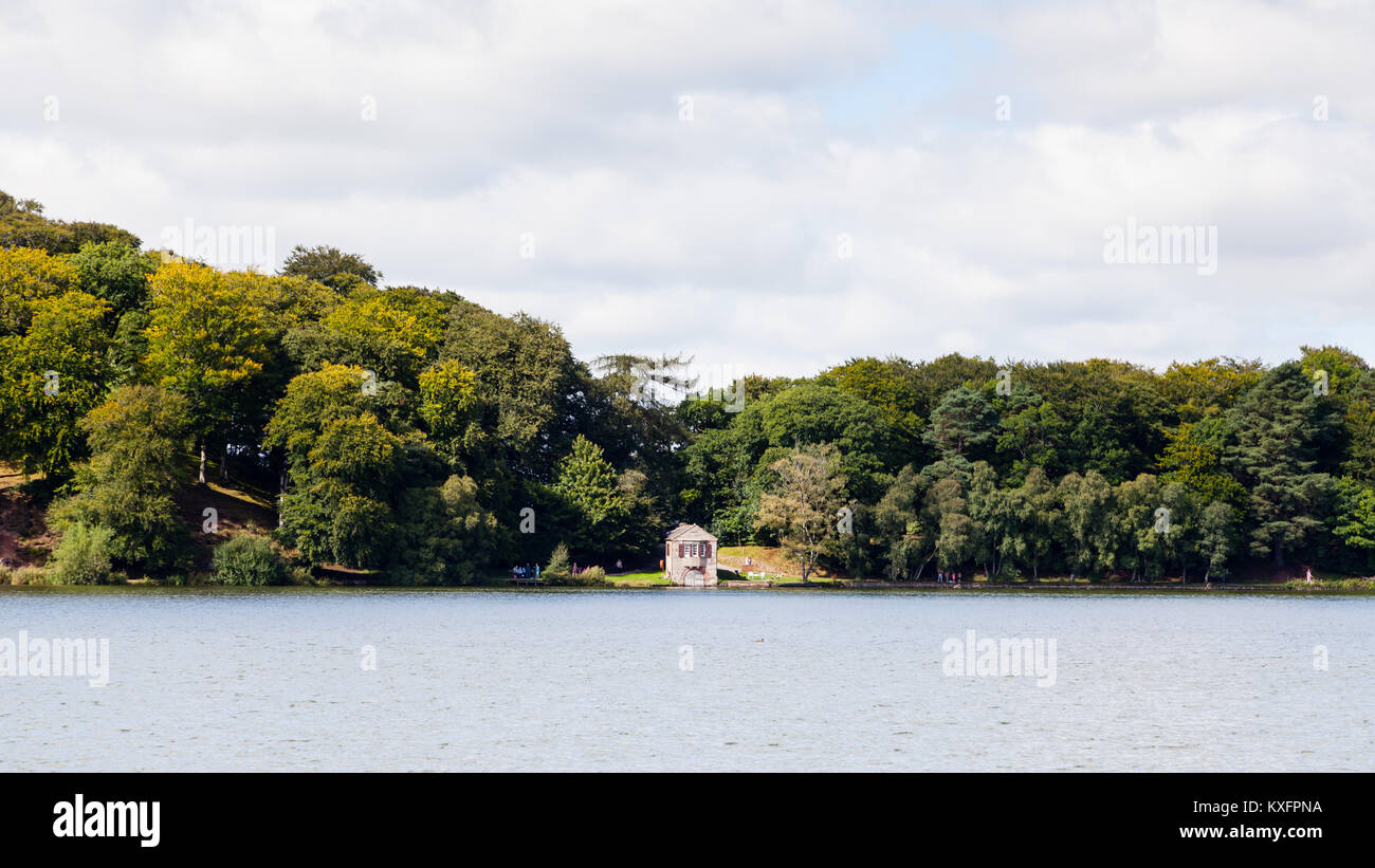 Talkin Tarn. The view across Talkin Tarn, Cumbria in northern England ...