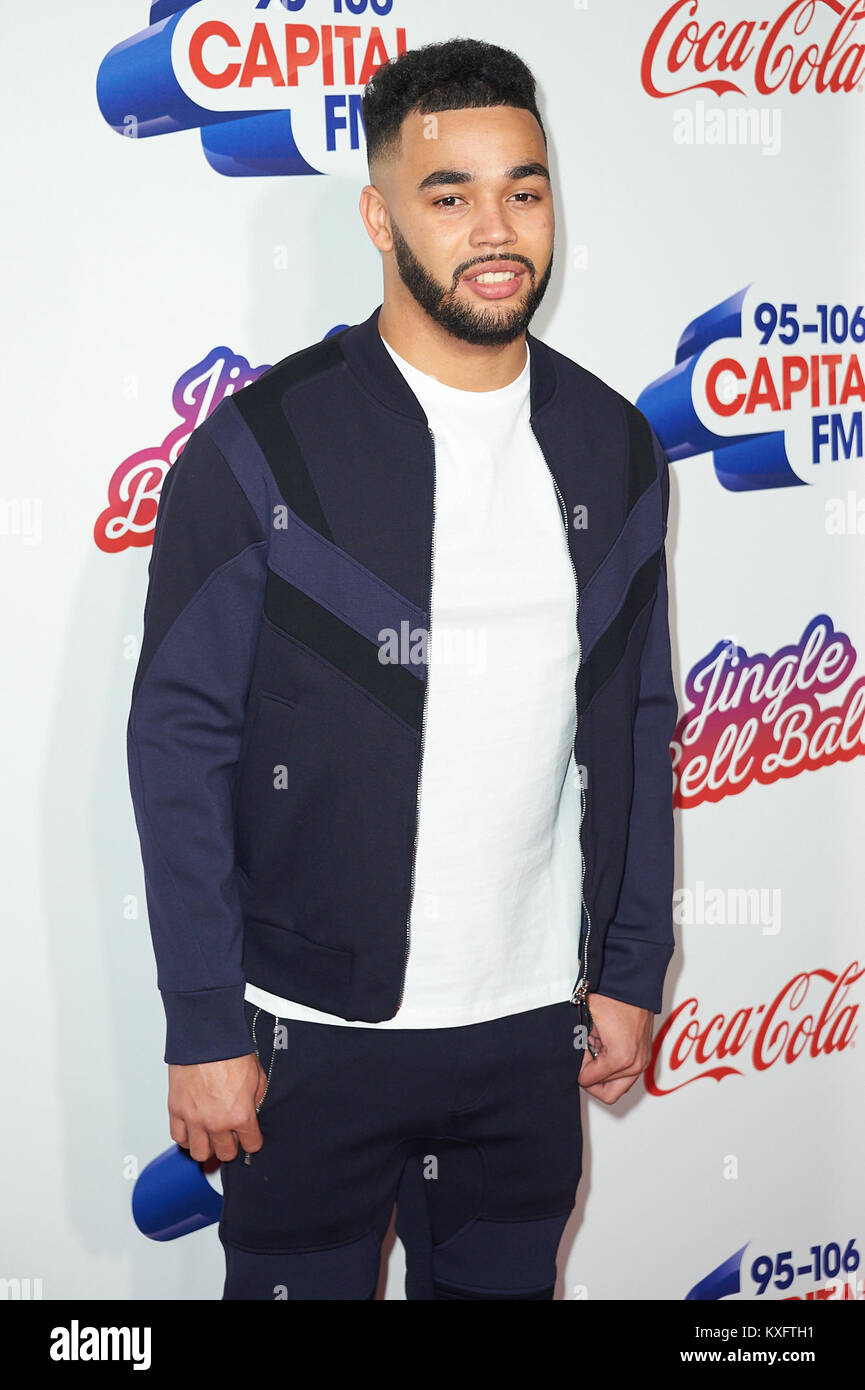Yungen attends Capital’s Jingle Bell Ball with Coca-Cola at London’s O2 ...
