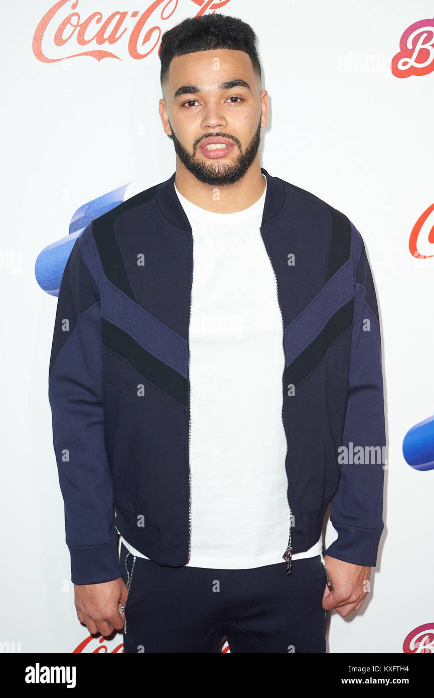 Yungen attends Capital’s Jingle Bell Ball with Coca-Cola at London’s O2 ...