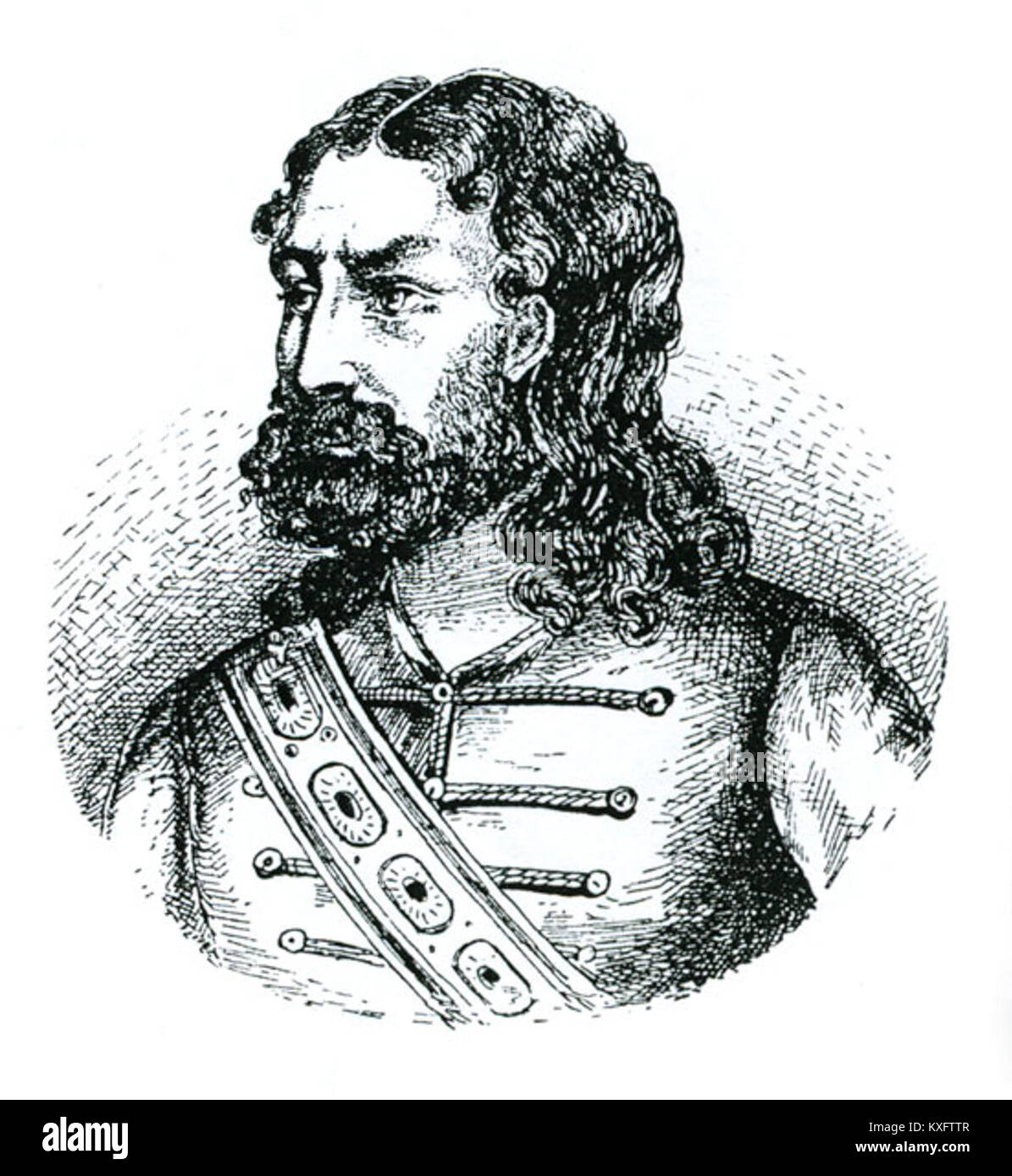 Depiction of Prince Marko (Marko Kraljević), a 14th-century Serbian ...