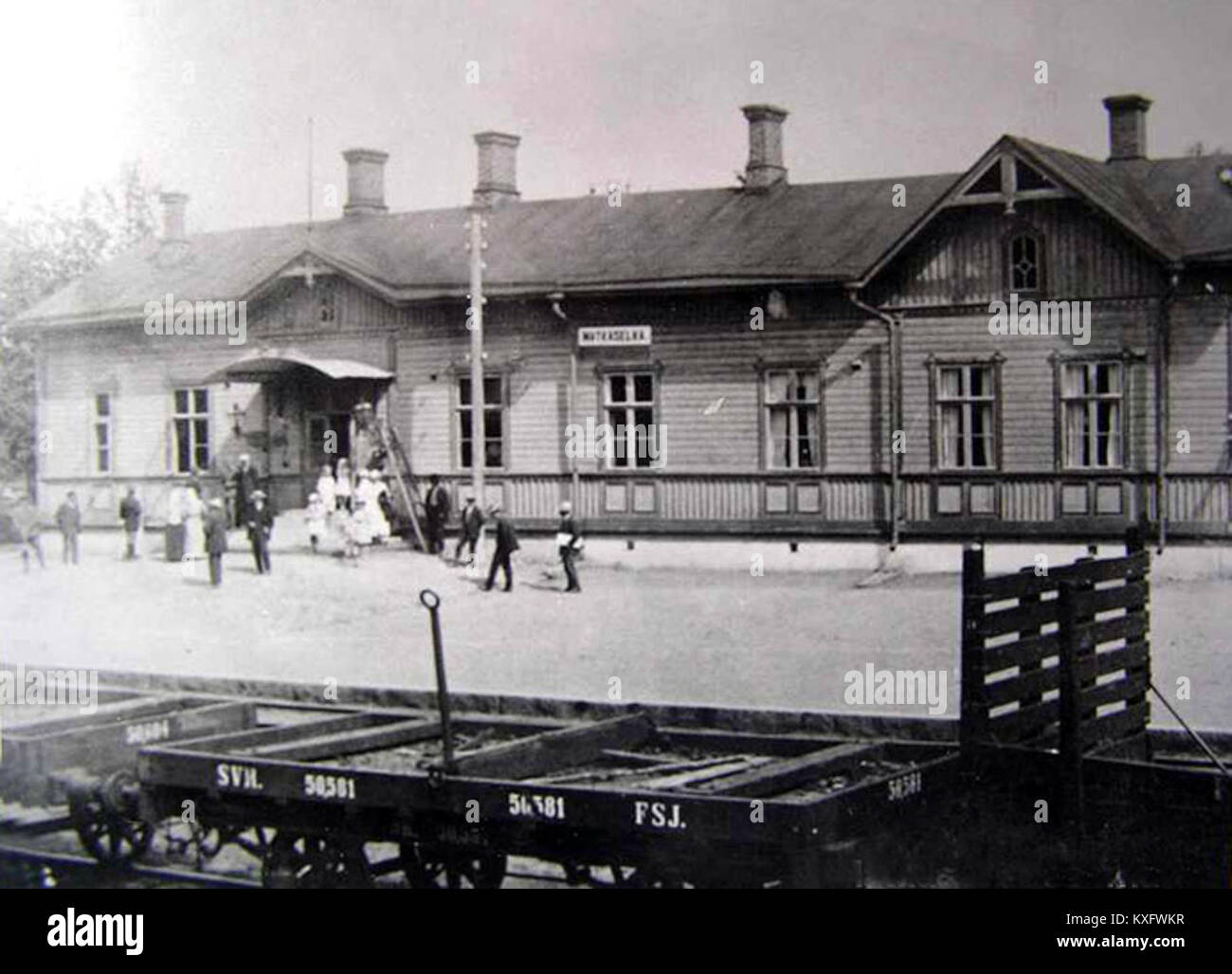 A photograph from 1920 showing an unknown location or event. The image ...