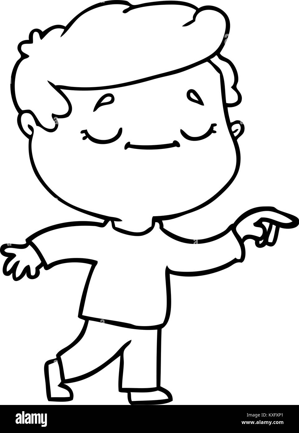 cartoon peaceful man Stock Vector Image & Art - Alamy