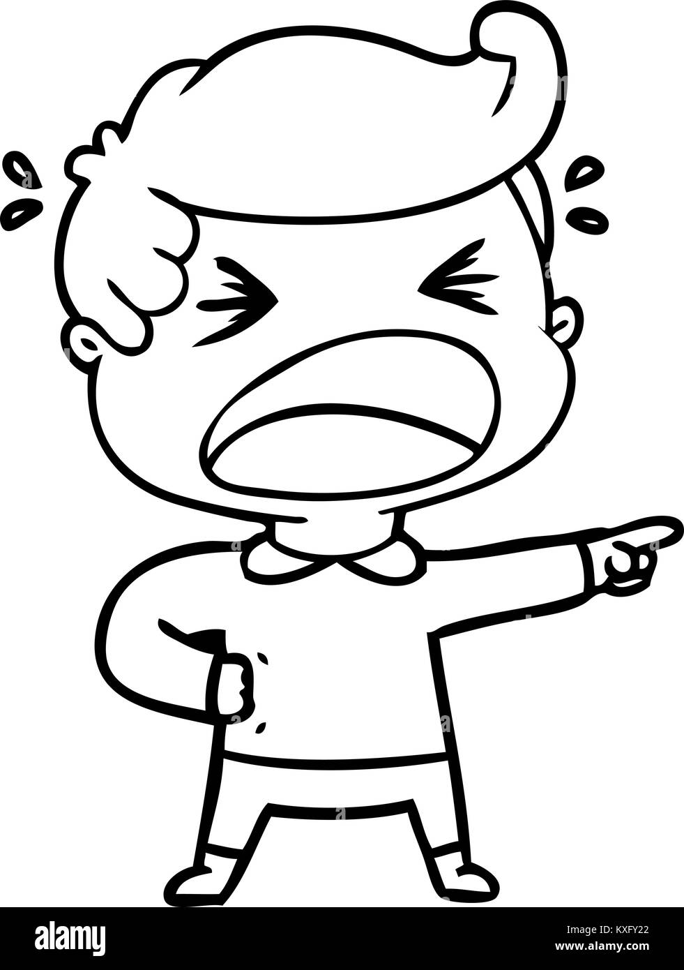 Angry man shouting pointing finger Black and White Stock Photos ... Angry man shouting pointing finger Black and White Stock Photos ...