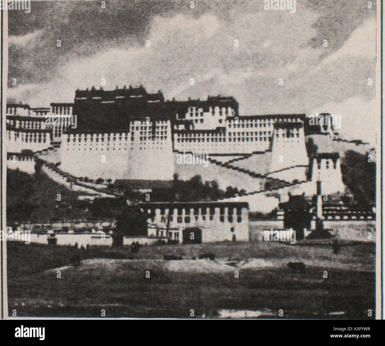 “Tsybikov: Potala in the 1900s” refers to photographic or painted work ...