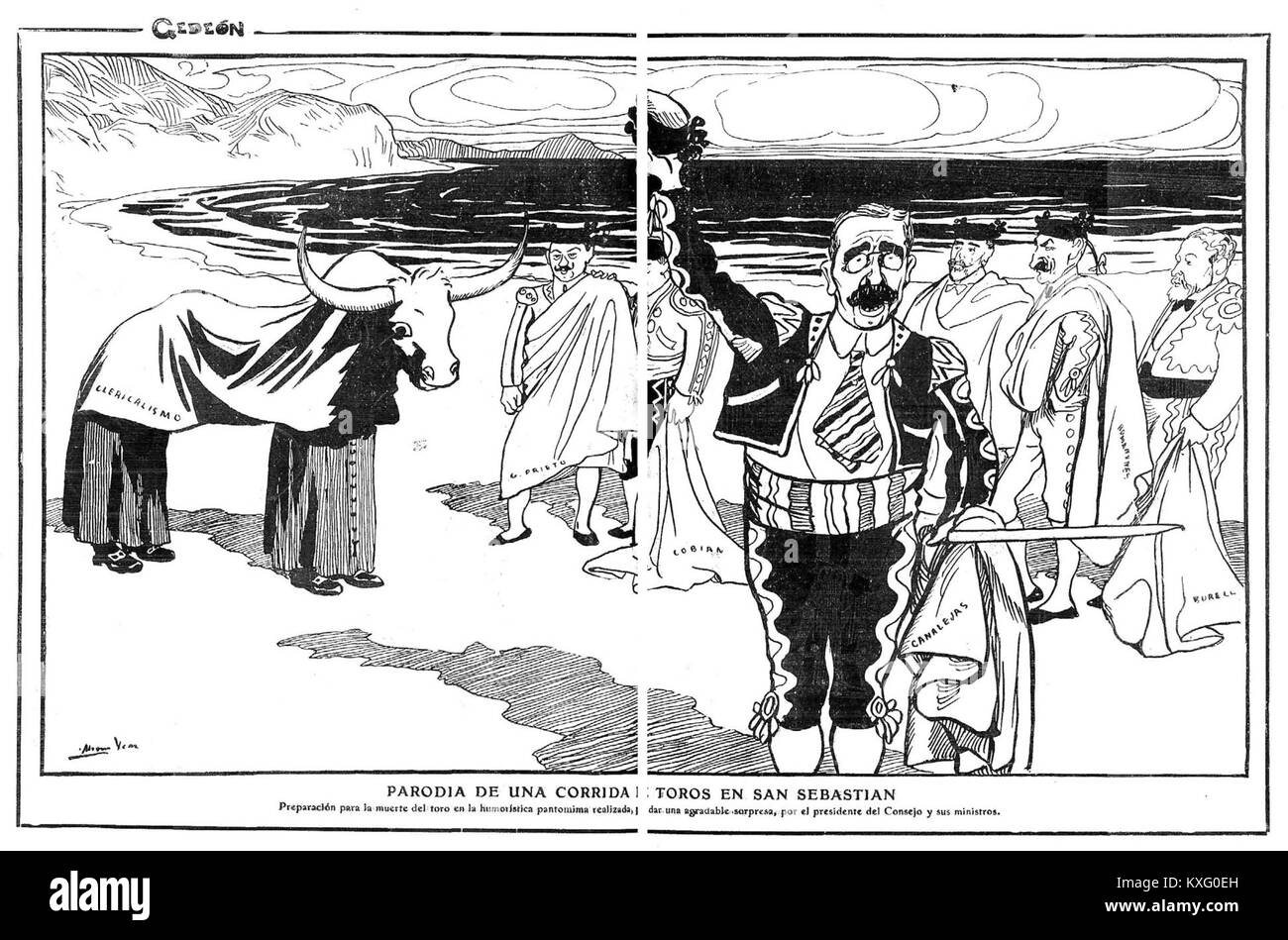 Satirical artwork Black and White Stock Photos & Images - Alamy