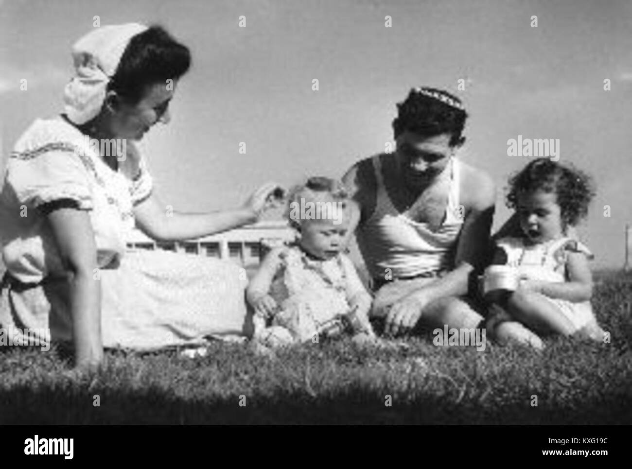 A 1953 photograph of an unknown subject in a historical context. The ...