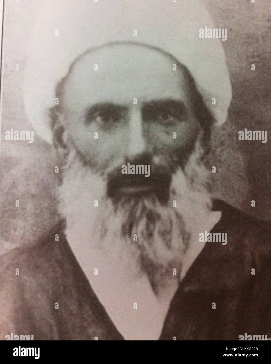 Depicts Abdel Karim Al-Zein, an Arab scholar or public figure known ...