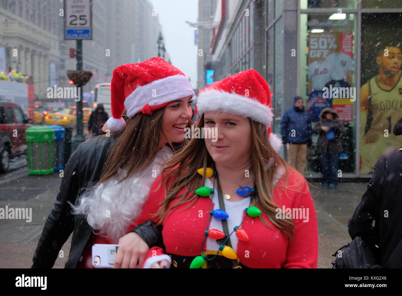 2017 Santa Con on 34th street Featuring: Santa Con Where: New York City ...