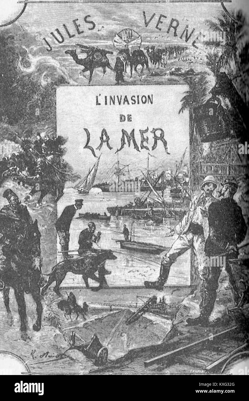 This illustration by Leon Bennett titled 'Invasion of the Sea' likely ...