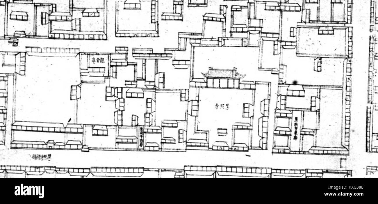 The map 'Complete Map of the Capital During the Qianlong Era' includes ...