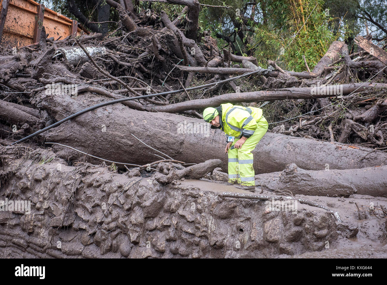 Mudflows hi-res stock photography and images - Alamy