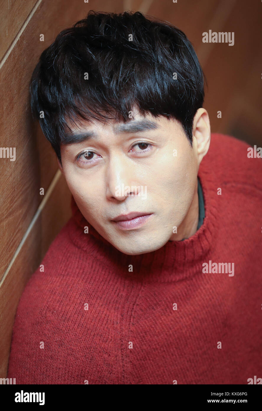 10th Jan, 2018. S. Korean actor Jung Min-sung South Korean actor Jung ...