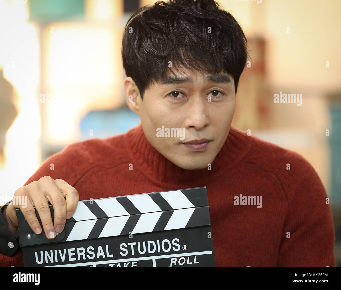 10th Jan, 2018. S. Korean actor Jung Min-sung South Korean actor Jung ...