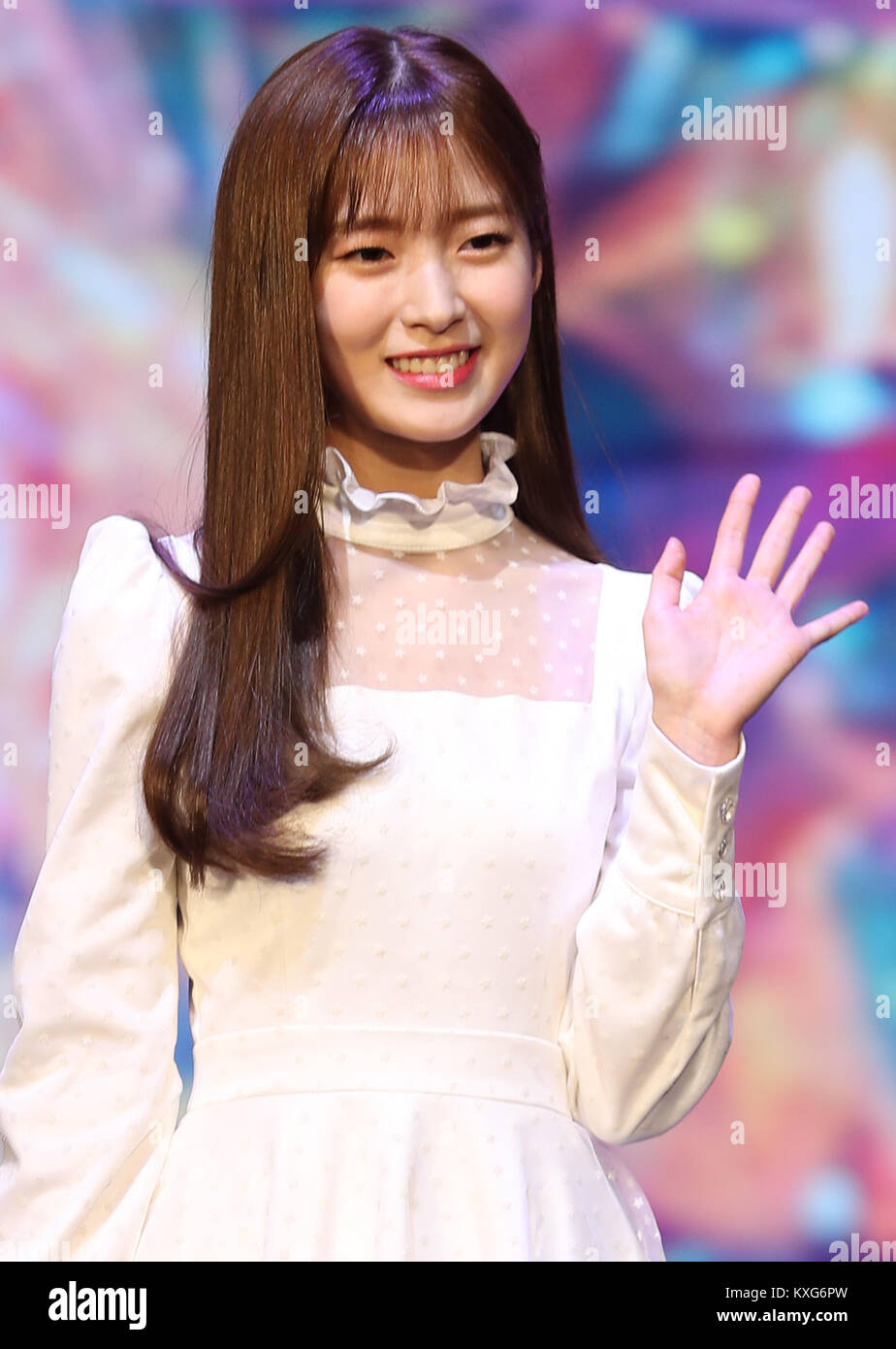 10th Jan, 2018. S. Korean girl group Oh My Girl Ah Rin, a member of ...