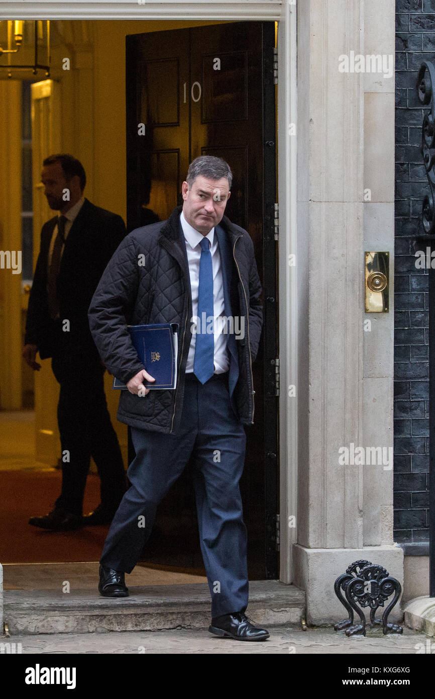 London, UK. 9th January, 2018. David Gauke MP, Lord Chancellor and ...