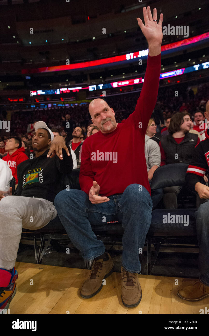January 09, 2018: Former St. John's Red Storm basketball player Bill ...