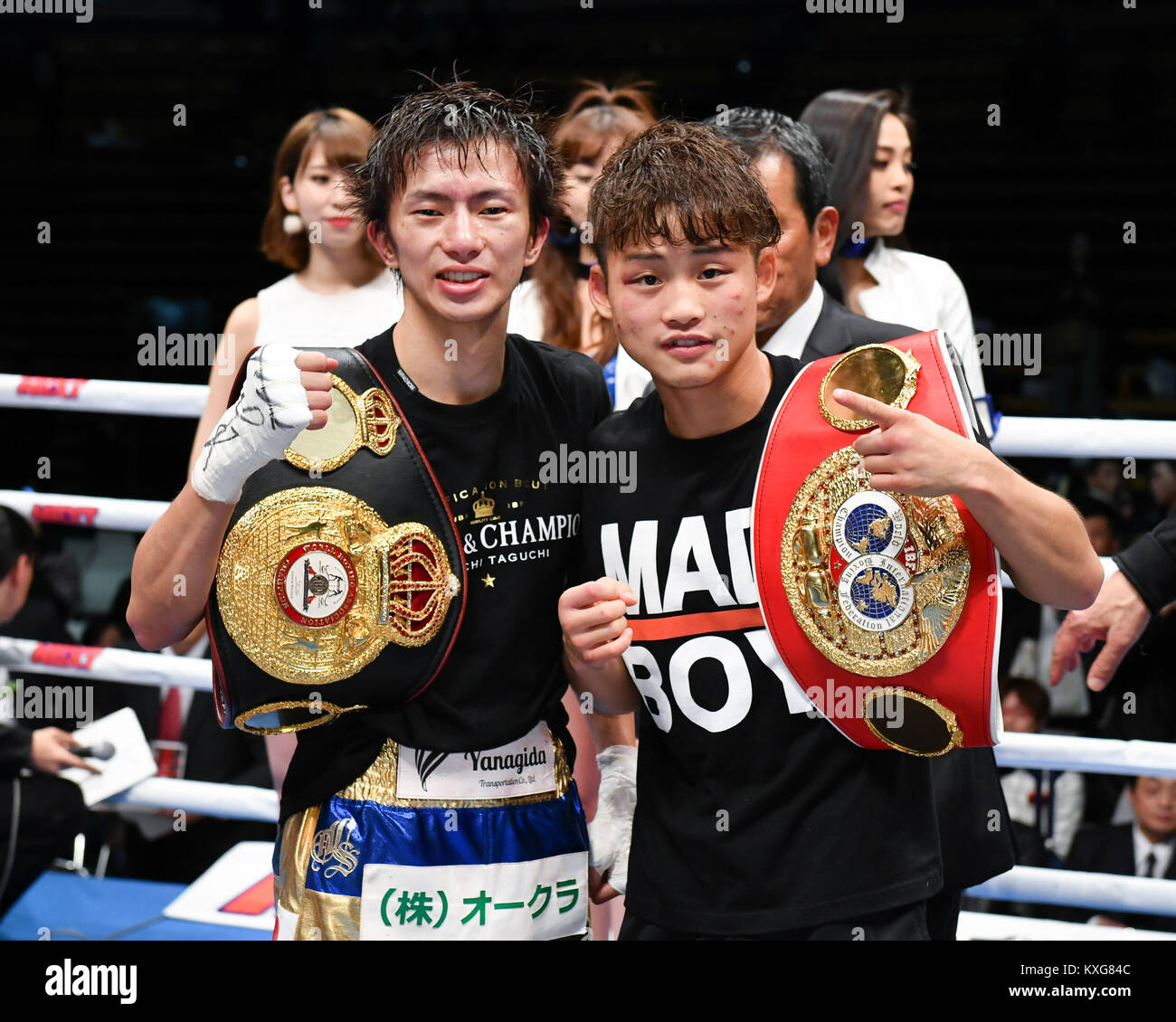 Tokyo, Japan. 31st Dec, 2017. (L-R) Ryoichi Taguchi (JPN), Hiroto ...