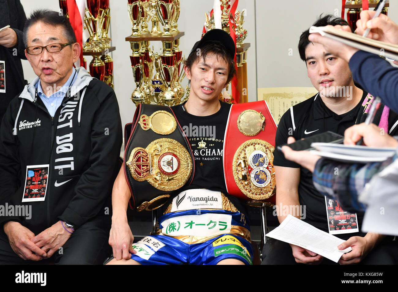 Tokyo, Japan. 31st Dec, 2017. (L-R) Hitoshi Watanabe, Ryoichi Taguchi ...