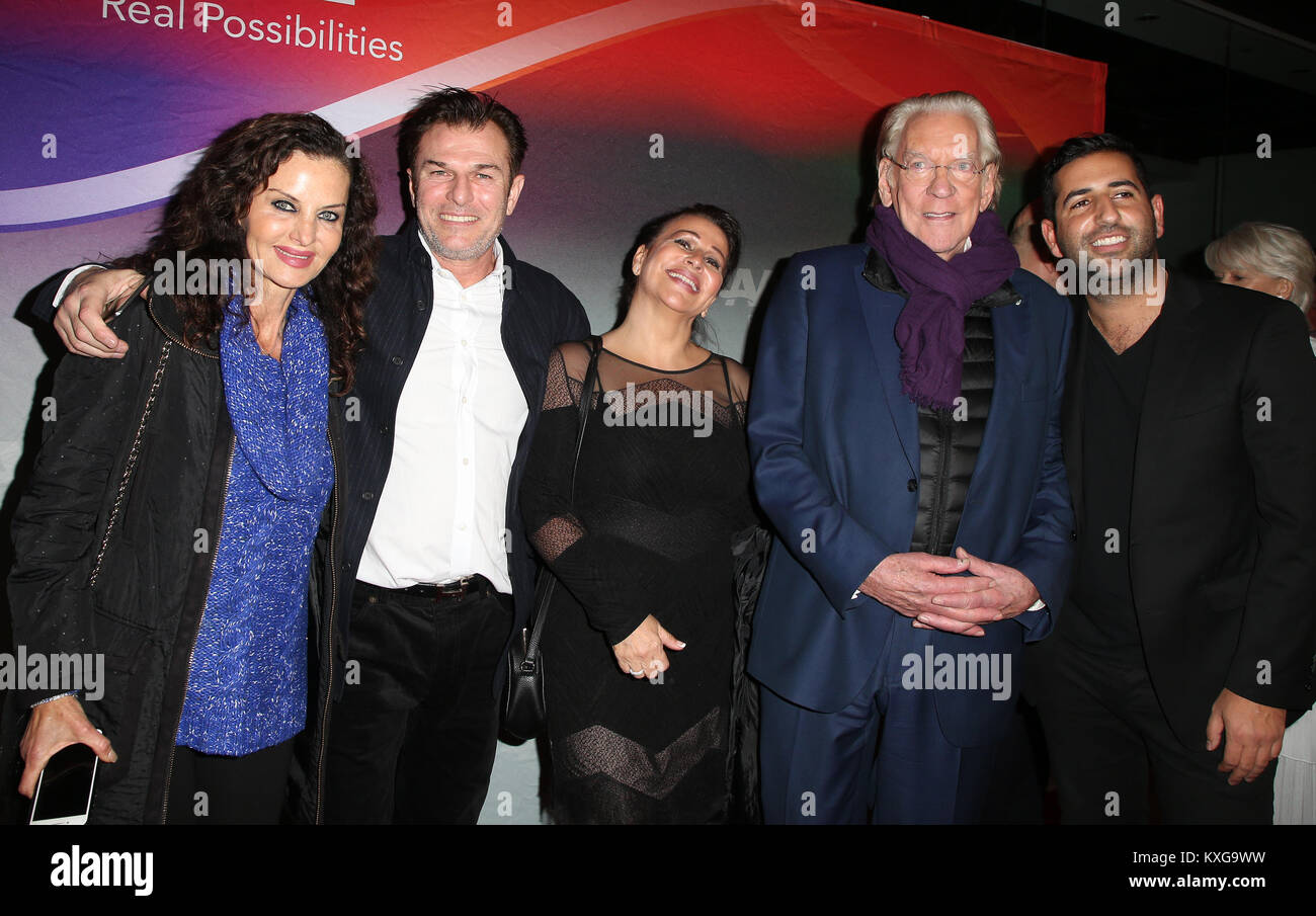 West Hollywood, California, USA. 09th Jan, 2018. Aline Shomof, Donald ...